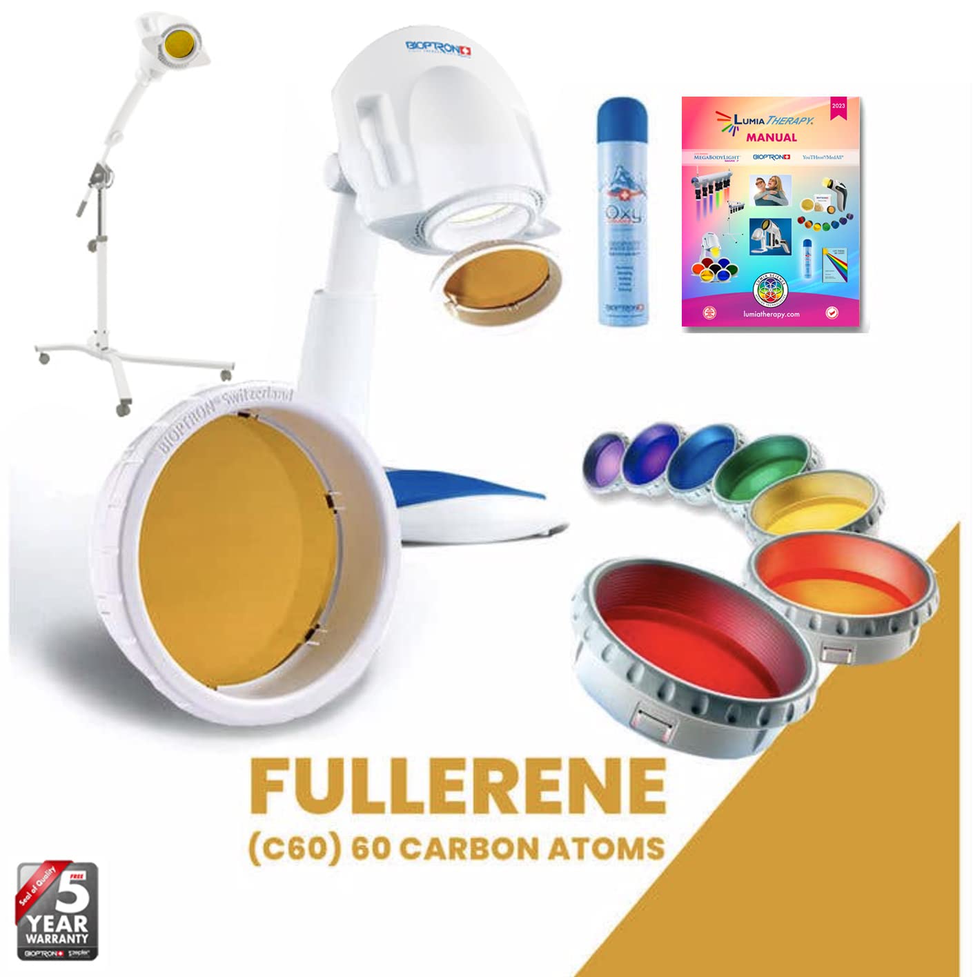 Amazon.com : BIOPTRON Pro 1 by Zepter Professional Complete Set "PLUS ...