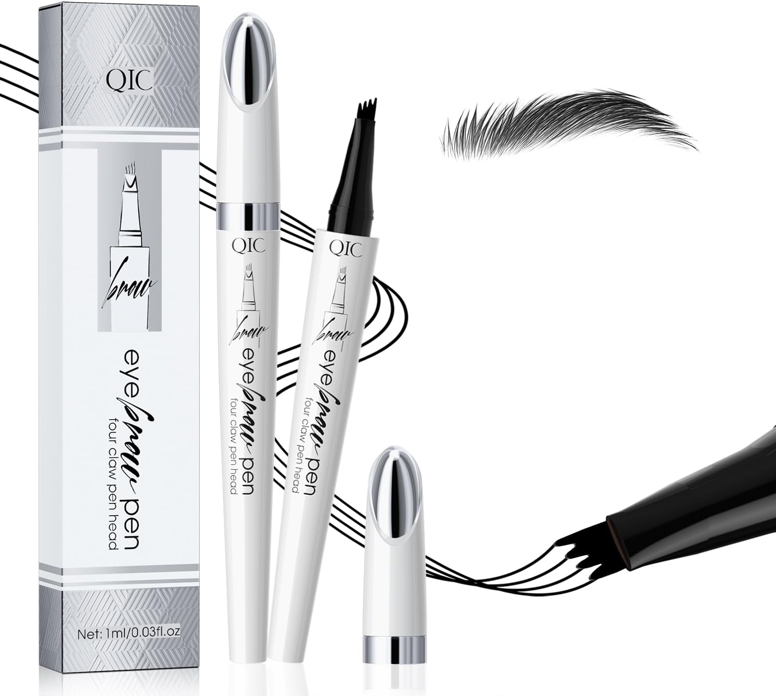 Amazon.com : 2024 New Magic Eyebrow Pencil,3D Waterproof Microblading ...