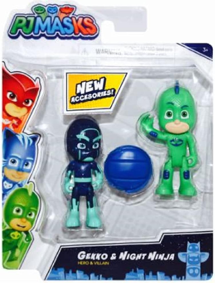 Amazon.com: P J Masks PJ Masks Hero vs. Villain 2-Pack Figure Set ...