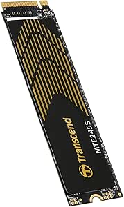 Transcend TS1TMTE245S 1TB M.2 PCIe Gen4x4 2280 NVMe Internal Gaming Solid State Drive with ...