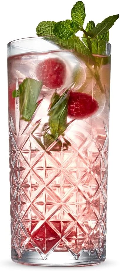 salt&pepper Winston Highball Glasses, 4 Piece, 450mL, Clear: Highball ...