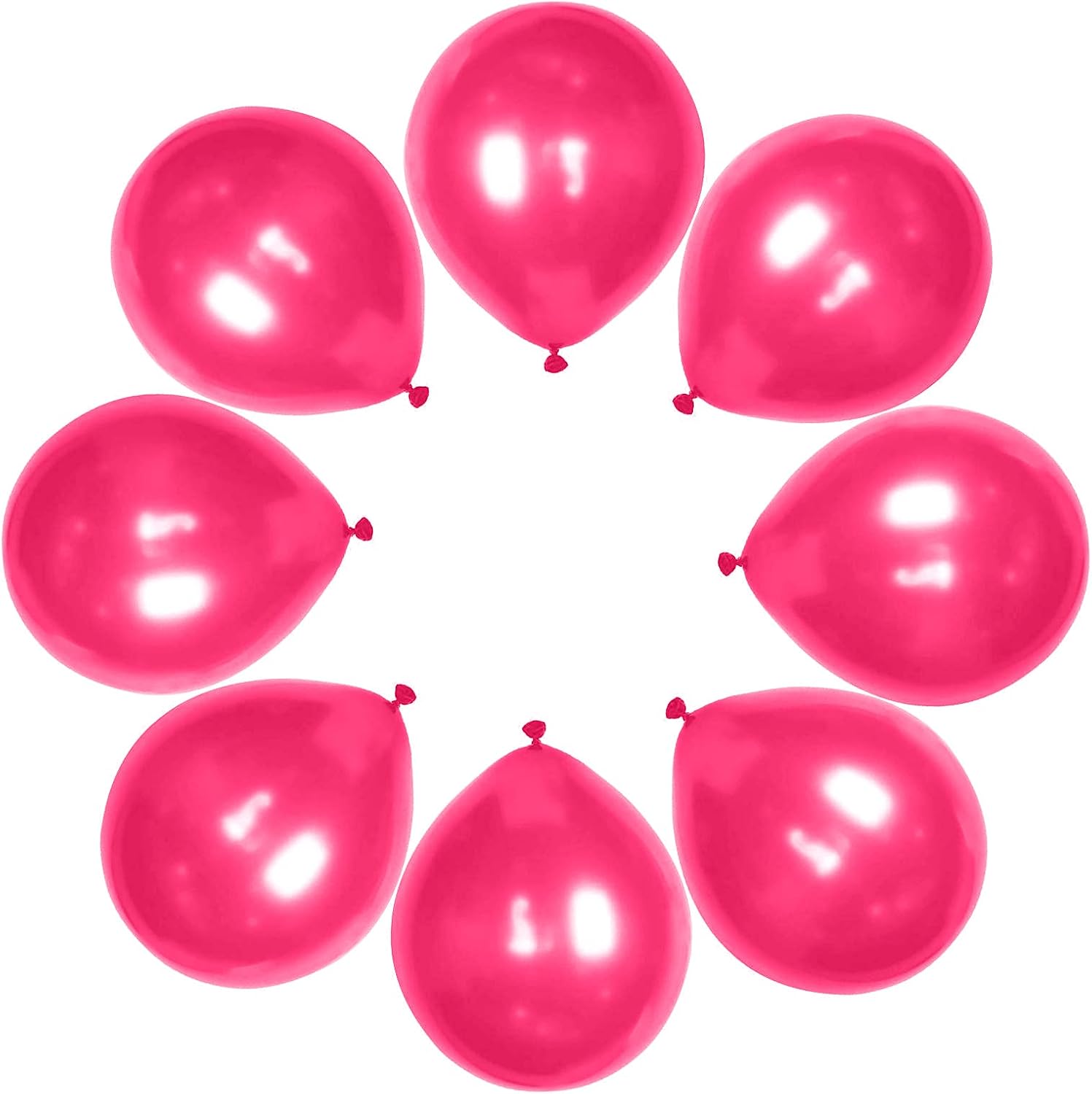 Amazon.com: Maylai 50 Pack Hot Pink Balloons Magenta Balloons 12 Inch ...