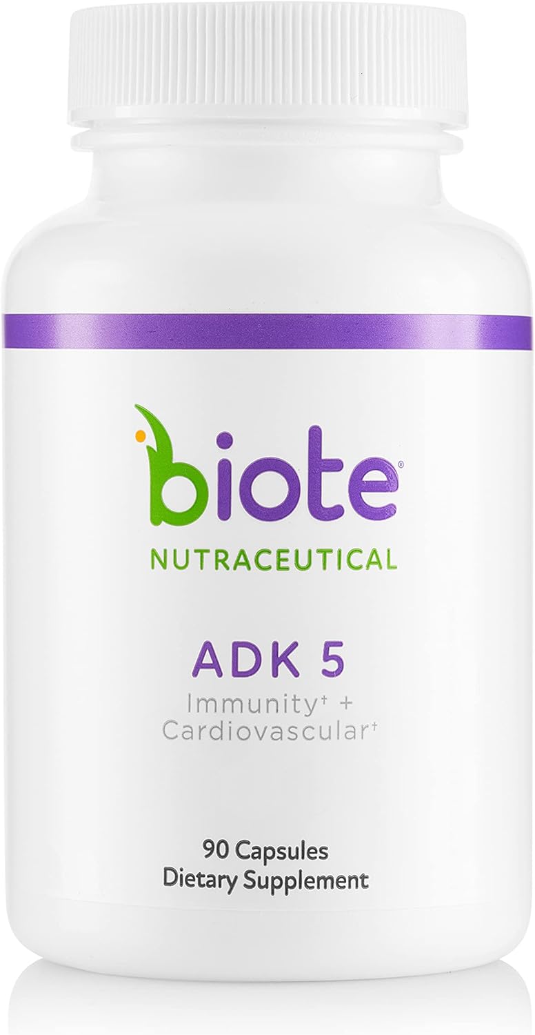 Amazon.com: Biote Nutraceuticals - ADK 5 - Immunity + Cardiovascular ...