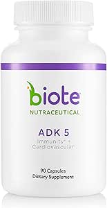 Amazon.com: Biote Nutracéuticos - ADK 5 - Inmunidad + Cardiovascular ...