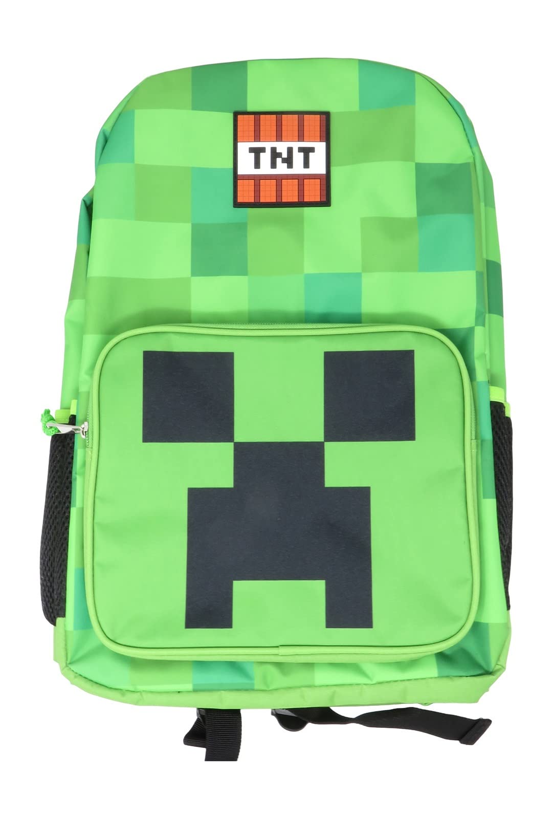 Amazon.com | Mad Engine Minecraft Creeper Solo Backpack Bookbag | Kids ...