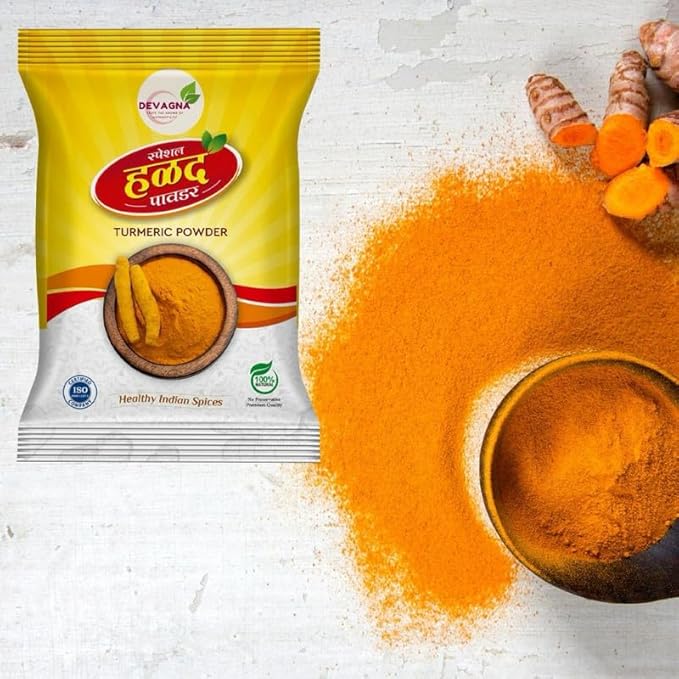 Devagna Products® Organic Turmeric Powder 1 Kg | Food Turmeric Powder ...