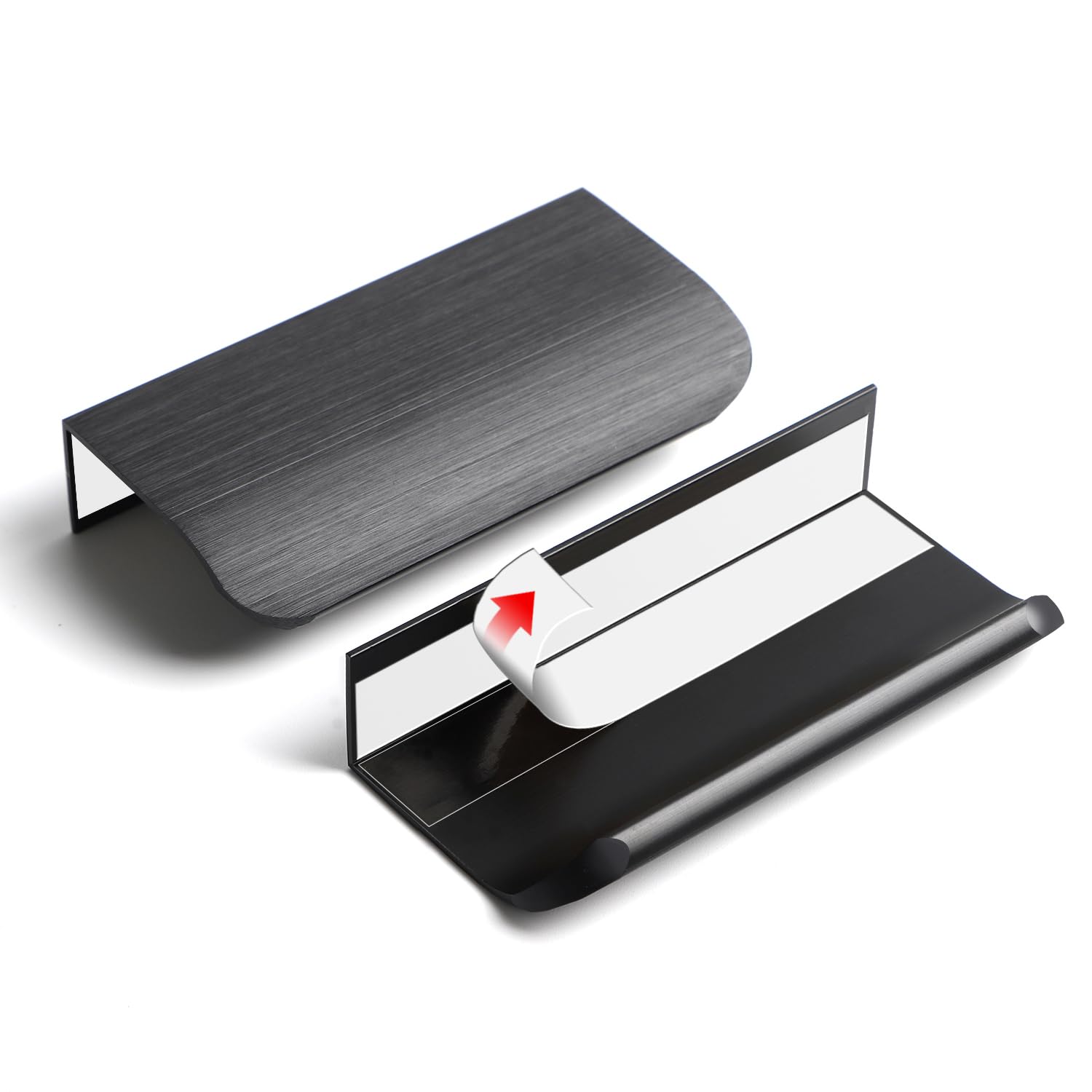 BaiNong 5 pack 3 inch self adhesive cabinet pulls adhesive cabinet ...