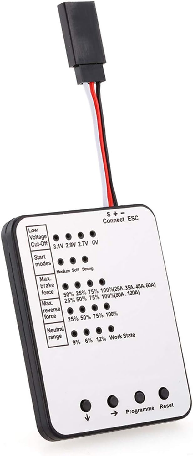 Amazon.com: GoolRC ESC Programming Card for Surpass Hobby Brushless ESC ...