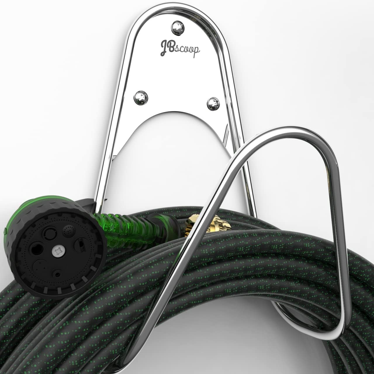 Amazon.com: Josmimic Metal Garden Hose Holder - Wall Mounted Water Hose ...