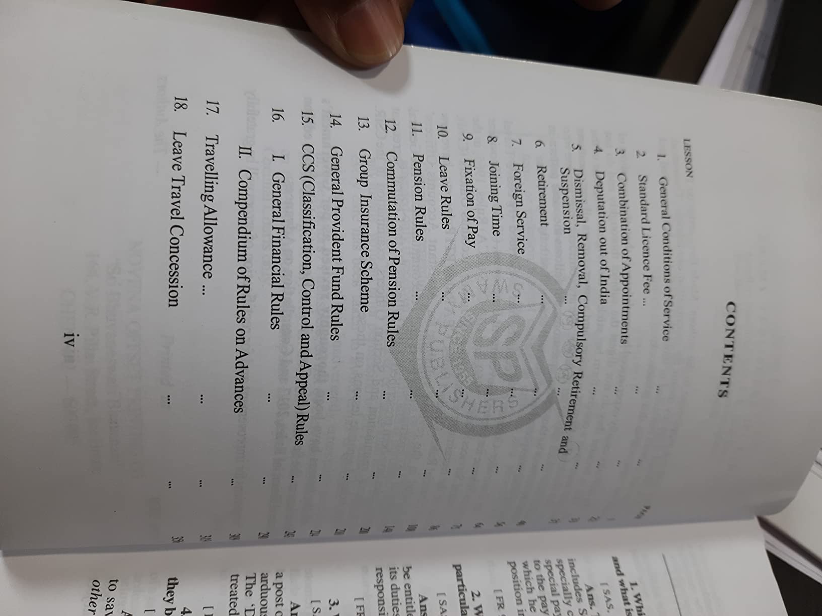 Swamy Publishers Master Guide to FR & SR Service Rules Book