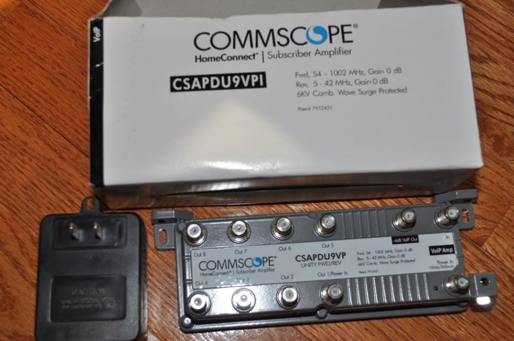 Amazon.com: Commscope Amplificador VoIP pasivo CSAPDU9VPI con ...