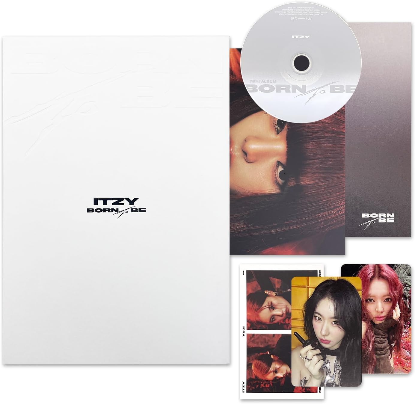 ITZY - [BORN TO BE] (LIMITED Ver.) Cover + Photobook + CD-R + Envelope ...