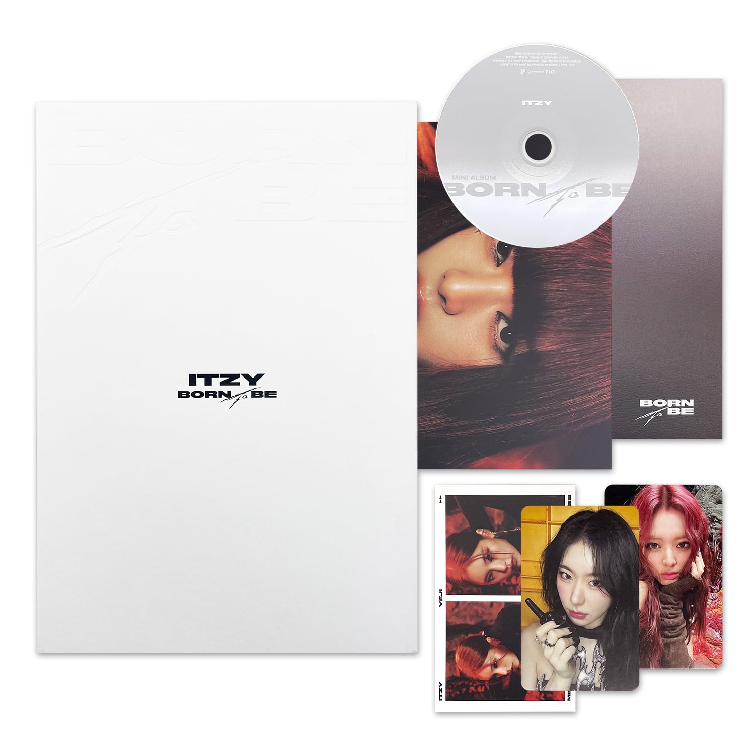 ITZY - Cover + Photobook + CD-R + Envelope + Photocard + Pair Booklet + Portrait + 2Cut-Film ...