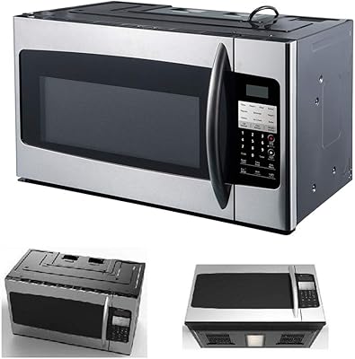 Amazon.com: 2 Pieces Stainless Steel Microwave Trim Kit Microwave Side ...