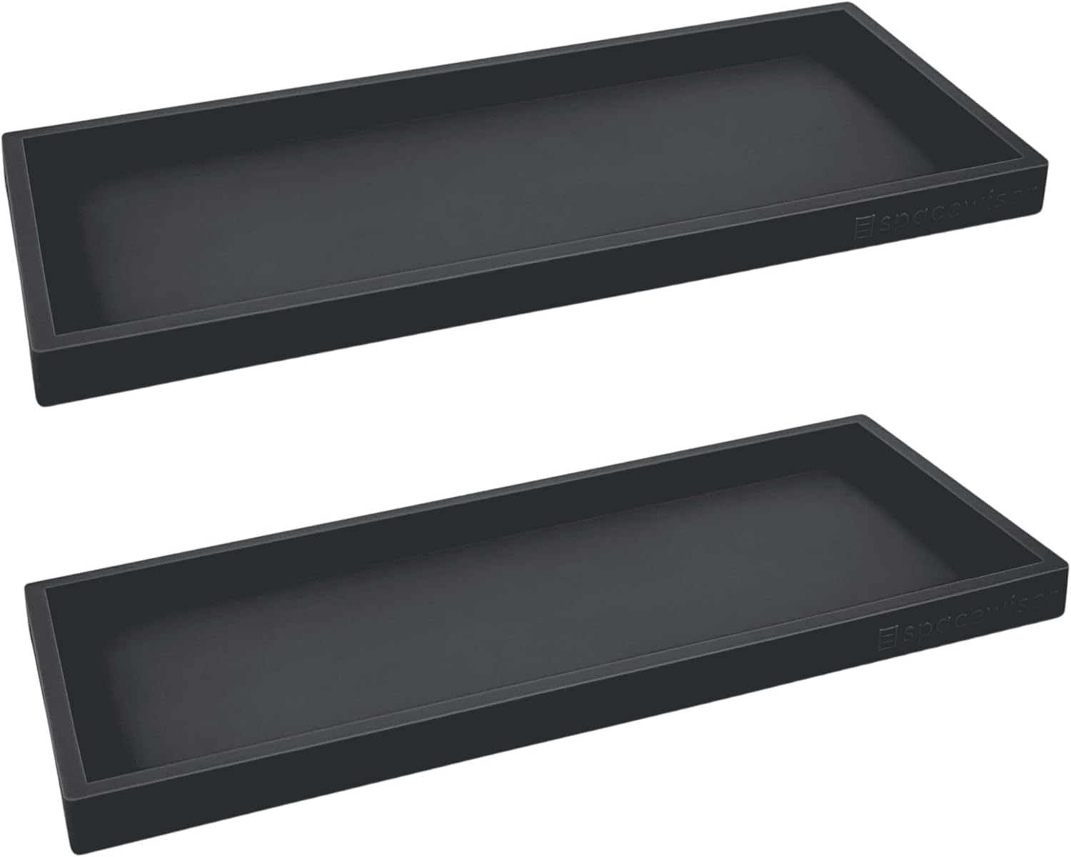 Amazon.com: Spacewiser Countertop and Vanity Tray - 2 PC Large 11.7 ...
