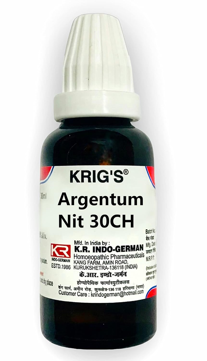 Buy KRIG'S Argentum Nitricum 30CH 30ml ( Pack of 3 ) Online at Low ...