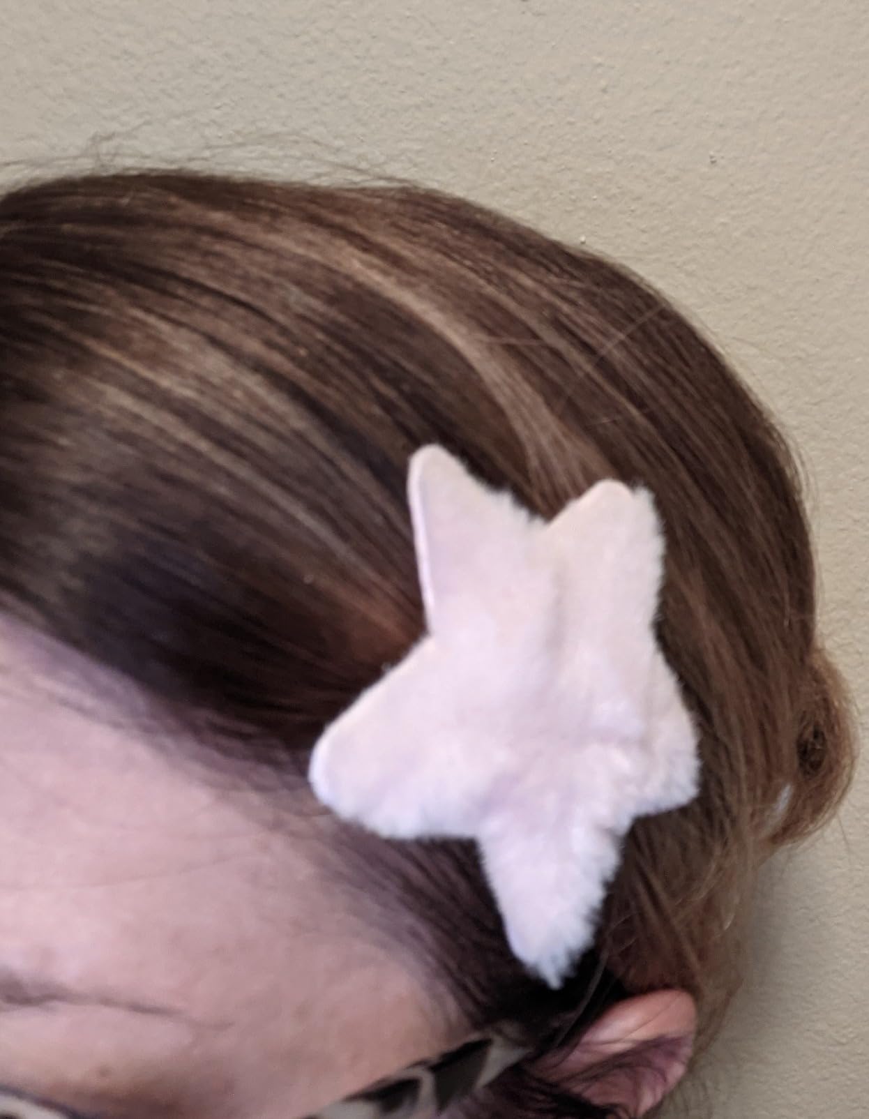 Amazon.com : HAIMEIKANG 10 Pcs Fluffy Star Hair Clips - Cute Hair Clips ...