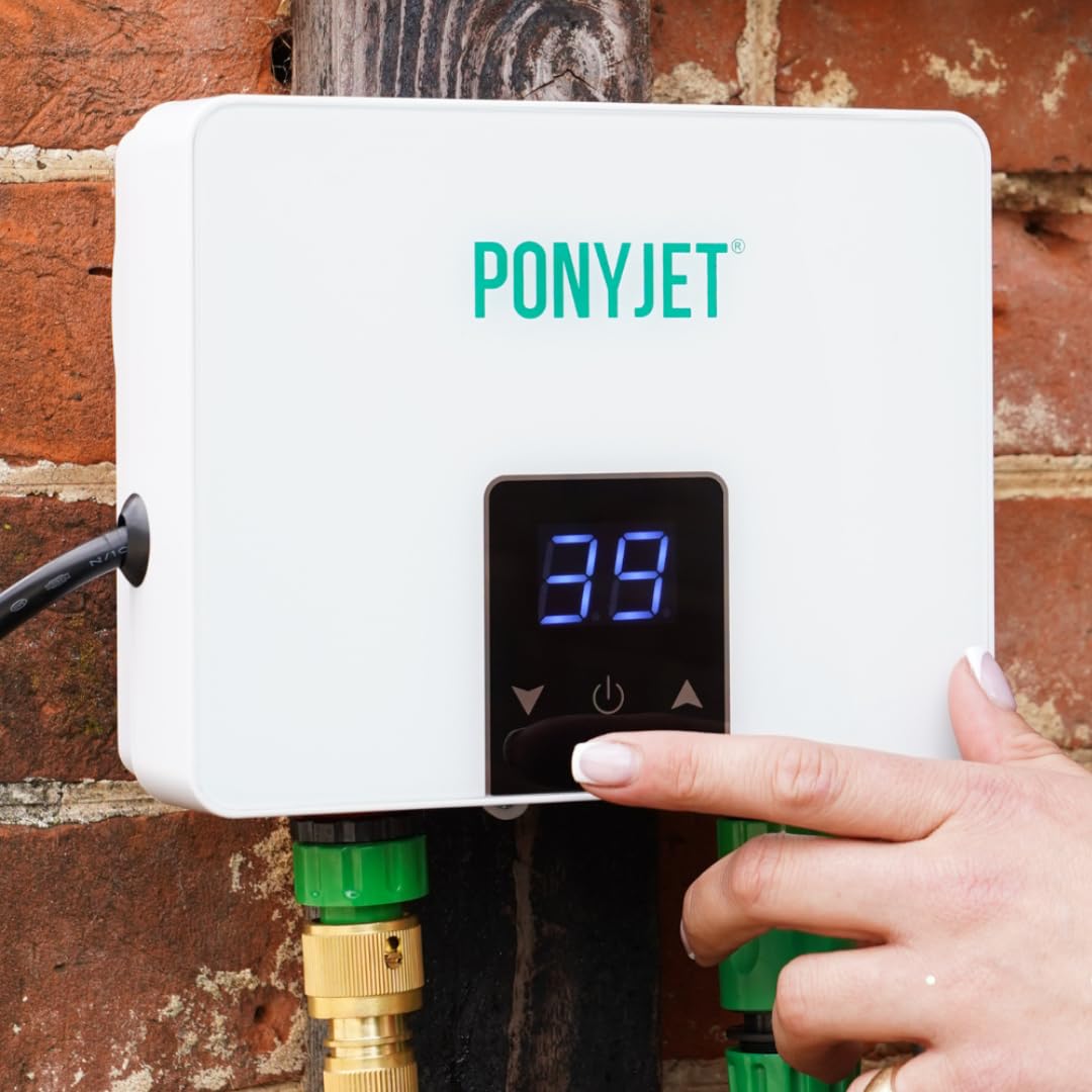 Official | The Ponyjet Warm Shower | Portable Warm Horse Shower | Ideal ...