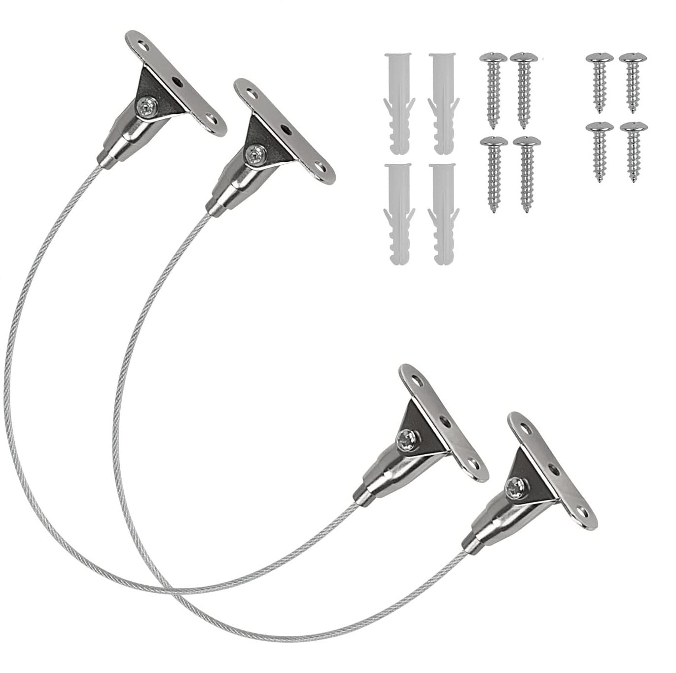 Furniture Anti-Tip Straps - Steel Cables Furniture Anchor Kit for Baby ...