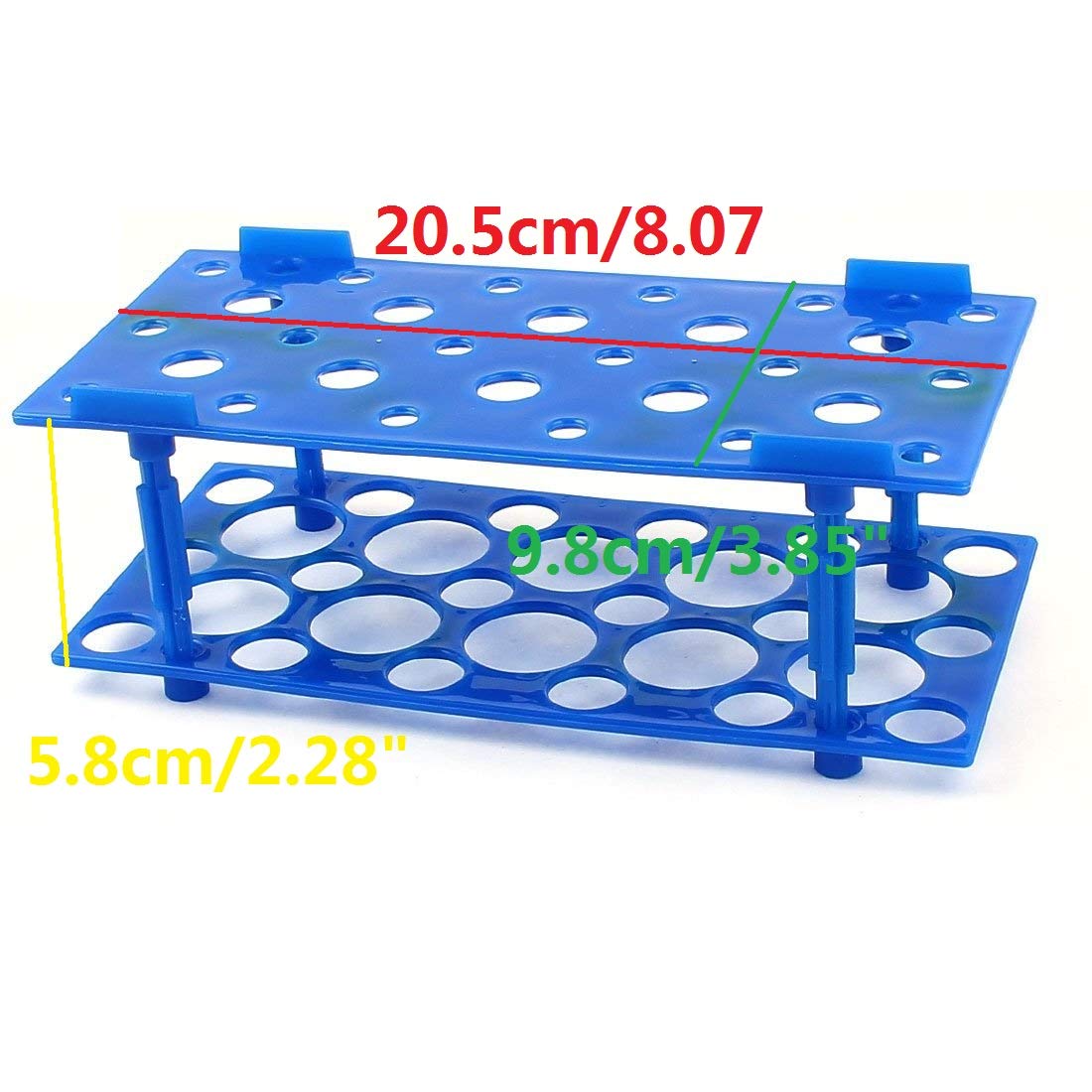 Snapklik.com : Driak 28-Well Plastic Centrifuge Tube Rack Detachable ...