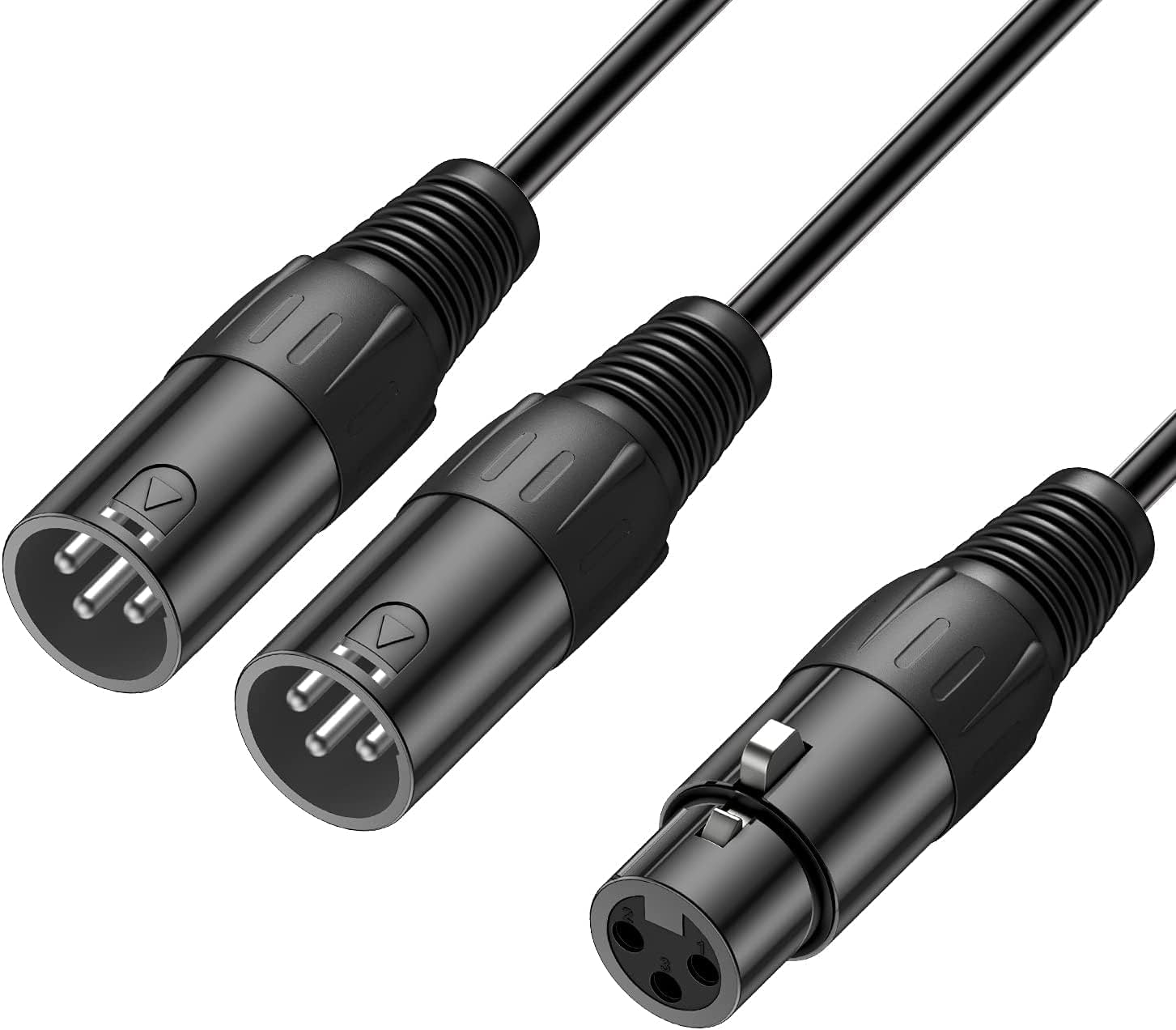 Cable Matters XLR Splitter 45cm, XLR Y Splitter Kabel Female to Dual 2 ...