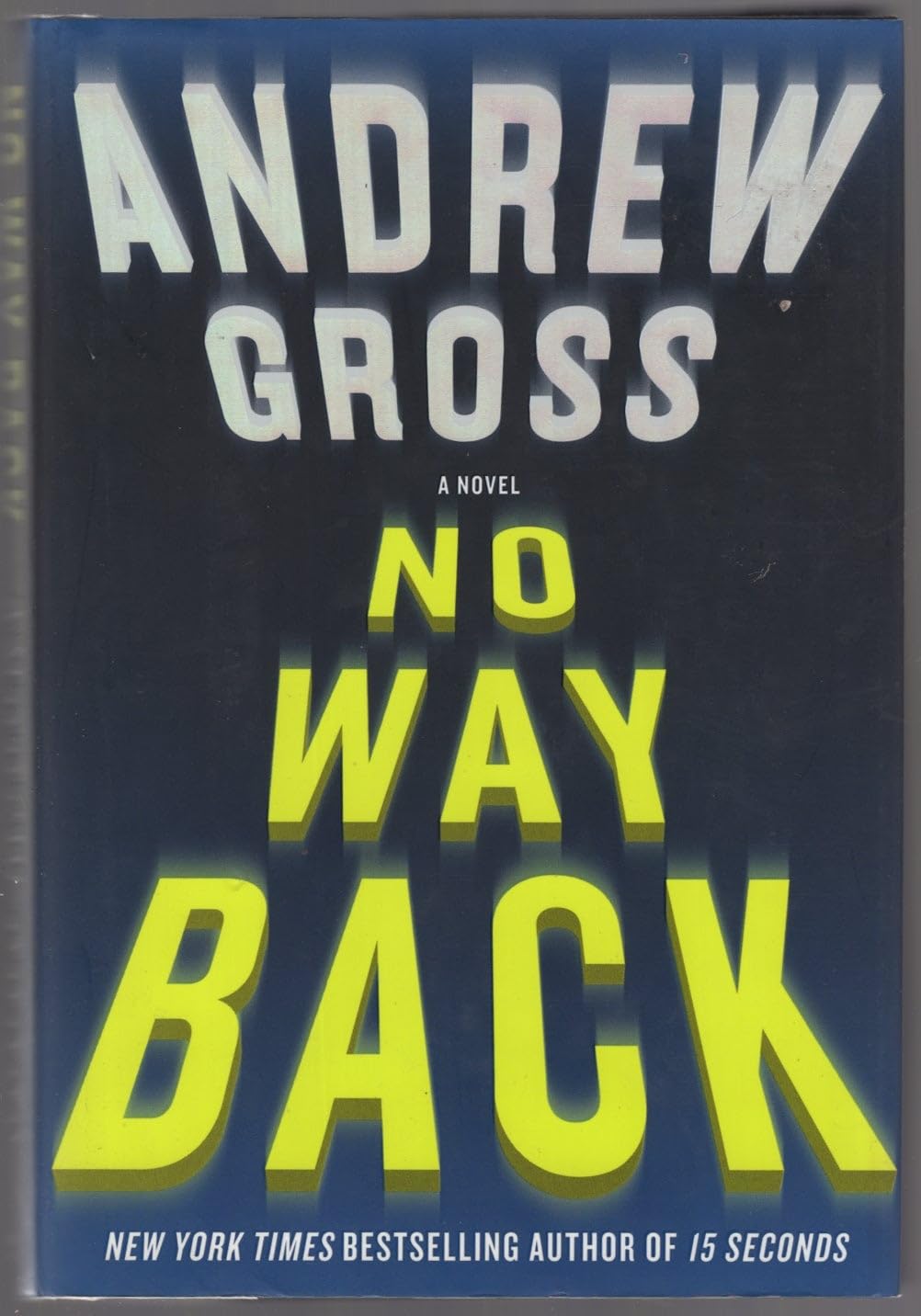 Amazon.com: No Way Back: A Novel: 9780061655982: Gross, Andrew: Books
