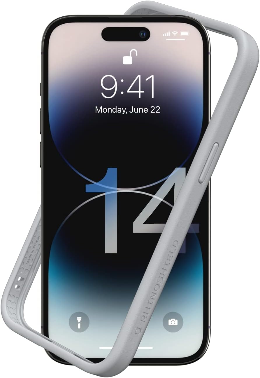 Amazon.com: RhinoShield Bumper Case Compatible with [iPhone 14 Pro Max ...