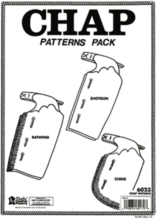 Amazon.com: Tandy Leather Chap Pattern Pack 6023-00 : Arts, Crafts & Sewing