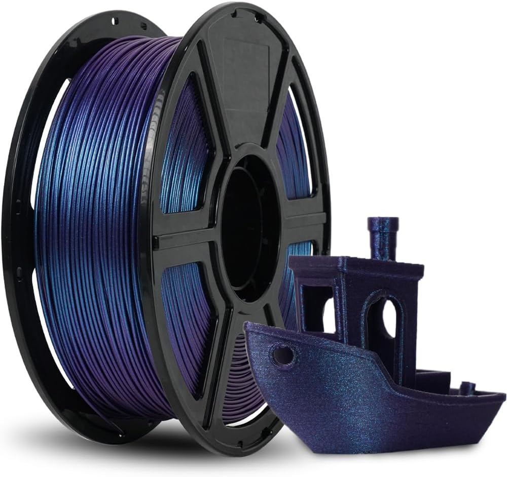 Amazon.com: FLASHFORGE Rapid PLA Filament 1.75mm Marble Black, Max ...