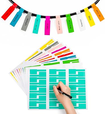 450 Pcs Cable Labels, Colorful Waterproof Cord Sri Lanka | Ubuy