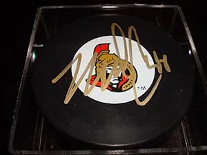 Mike Commodore Signed Hockey Puck Ottawa Senators - Autographed NHL ...