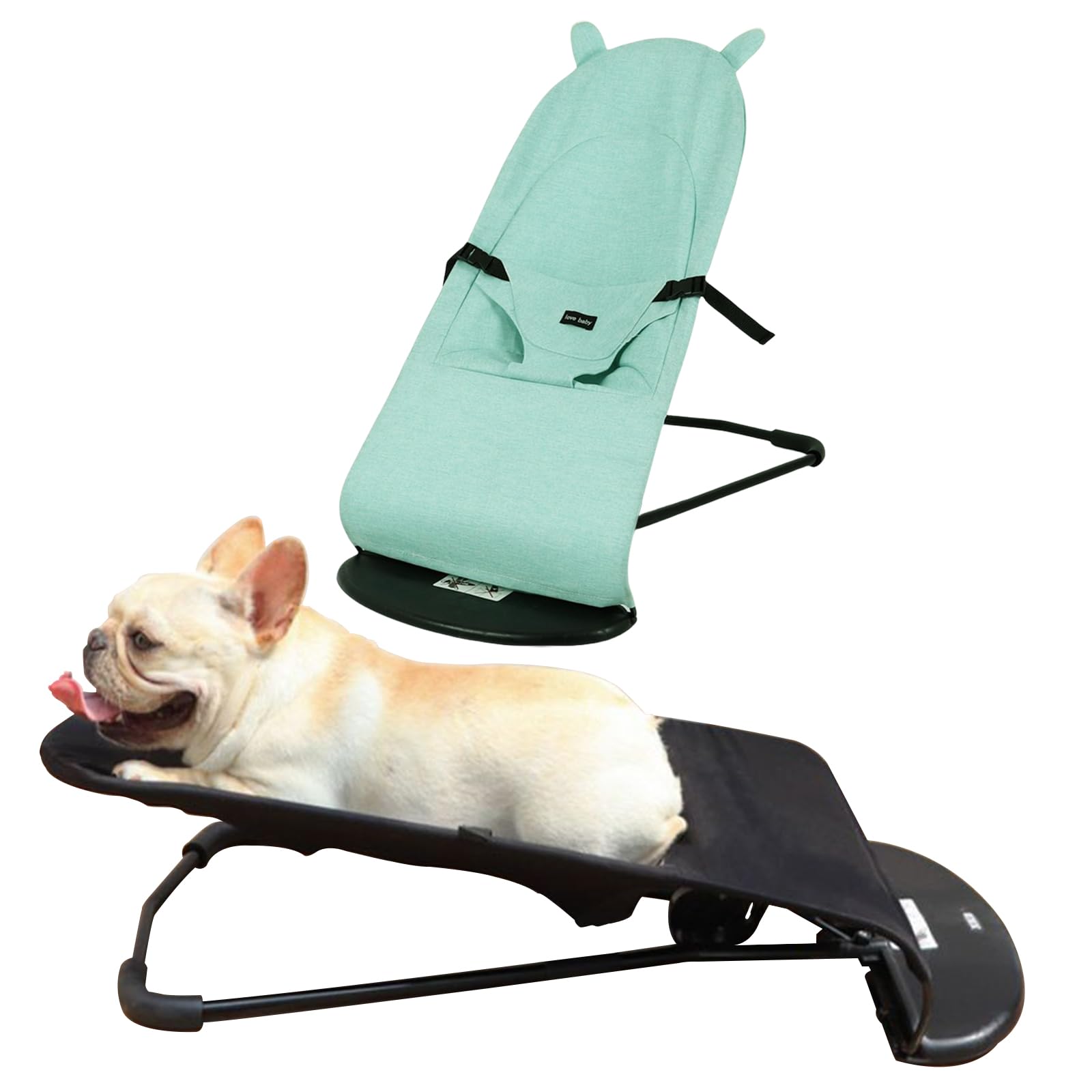 VARONGHKOO Pet Dog Cat Rocking Bed Chair with Removable and Washable ...