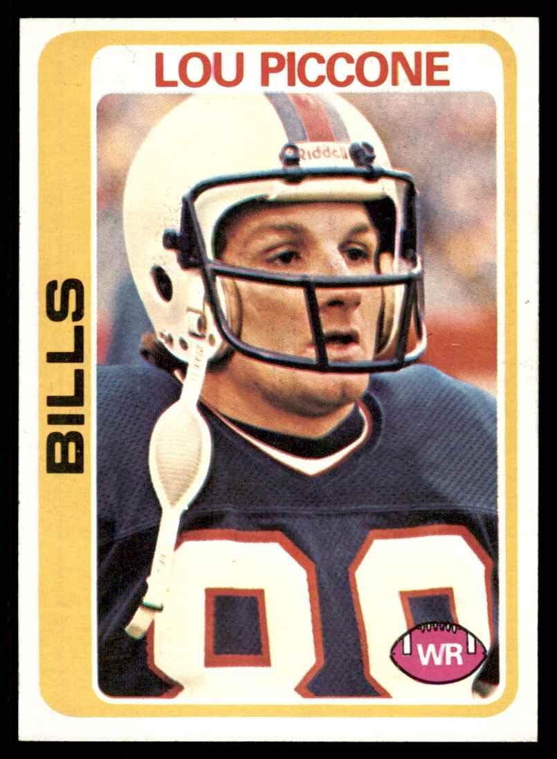 Amazon.com: 1978 Topps # 448 Lou Piccone Buffalo Bills (Football Card ...