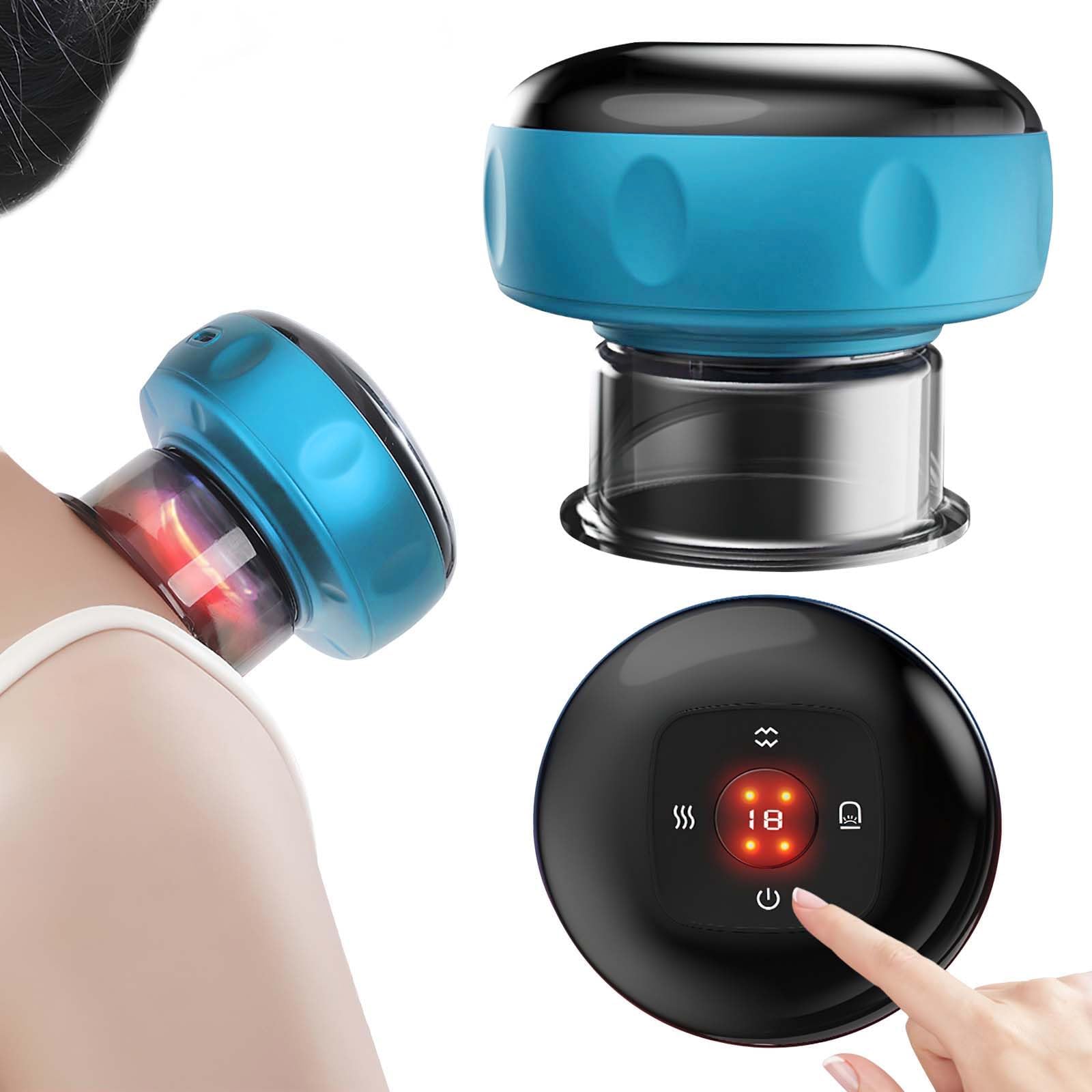 Amazon.com: Electric Cupping Therapy Set, 4 in 1 Smart Dynamic Massager ...