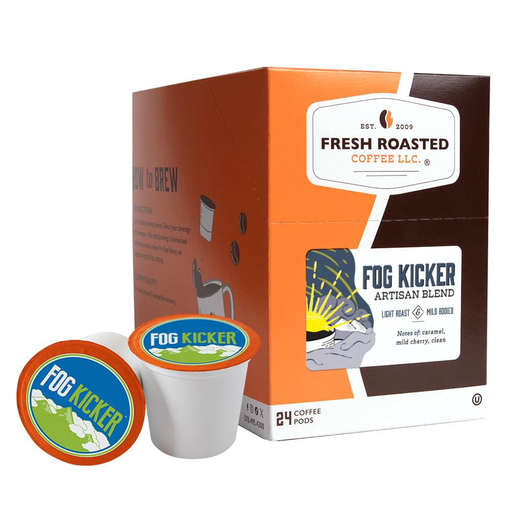 Amazon.com: Fresh Roasted Coffee, Fog Kicker, Light Roast, Kosher, K ...