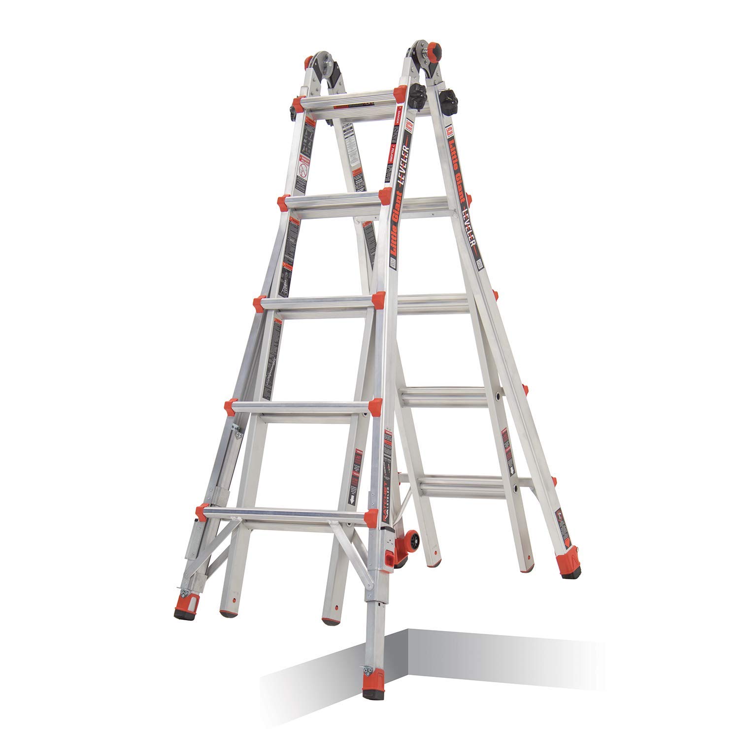 Buy Little Giant 5 Tread Leveler Multi-Purpose Ladder c/w Leg Ratchet ...