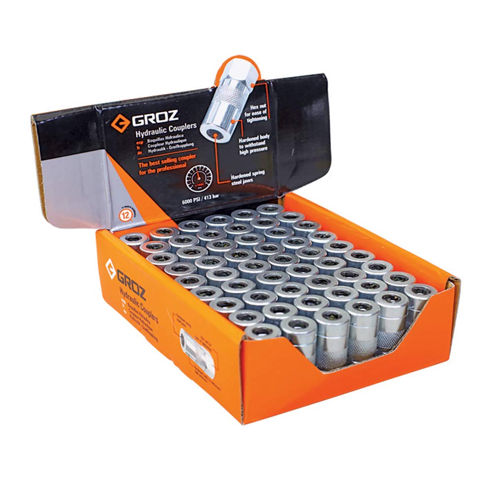 Snapklik.com : PROLUBE 54-Piece Professional 4-Jaw Grease Coupler Set