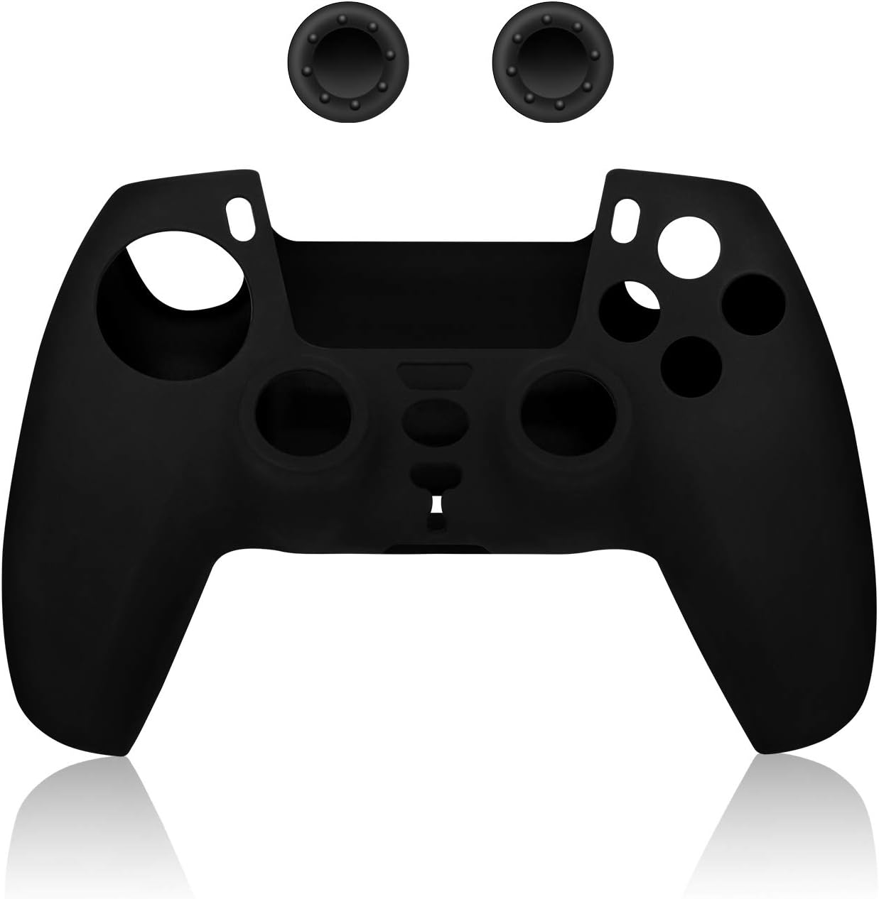 Capa de silicone para controle Sony Playstation 5 PS5 DualSense (Preto ...