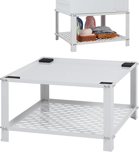 Amazon.com: LUCKUP Laundry Pedestal with Storage Shelf-Universal ...