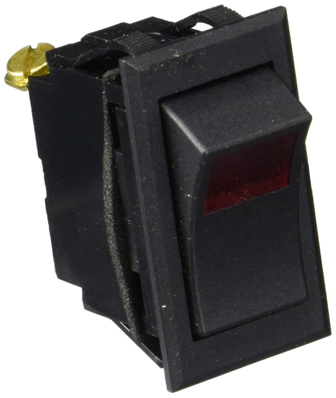 Amazon.com: Rocker Switch- On-Off (Red Pilot Light)- ( Pack of 1 ...