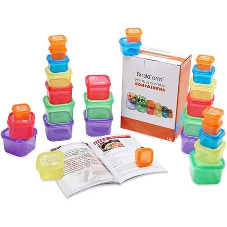 Amazon.com: BHYTAKI Portion Control Containers, Double Set (14 Pieces ...