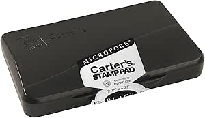 Carter's Avery Micropore Stamp Pad 21281, Black Ink, 2-3/4 x 4-1/4 ...