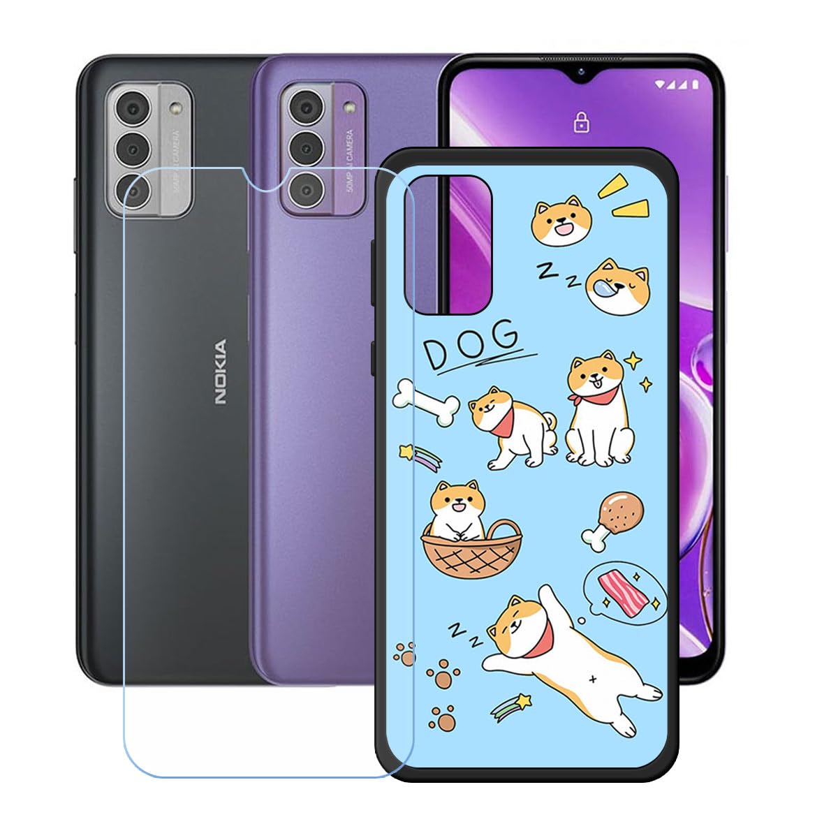Funda Antiarañazos Funda Nokia G42 + Vidrio Templado - TPU Suave ...