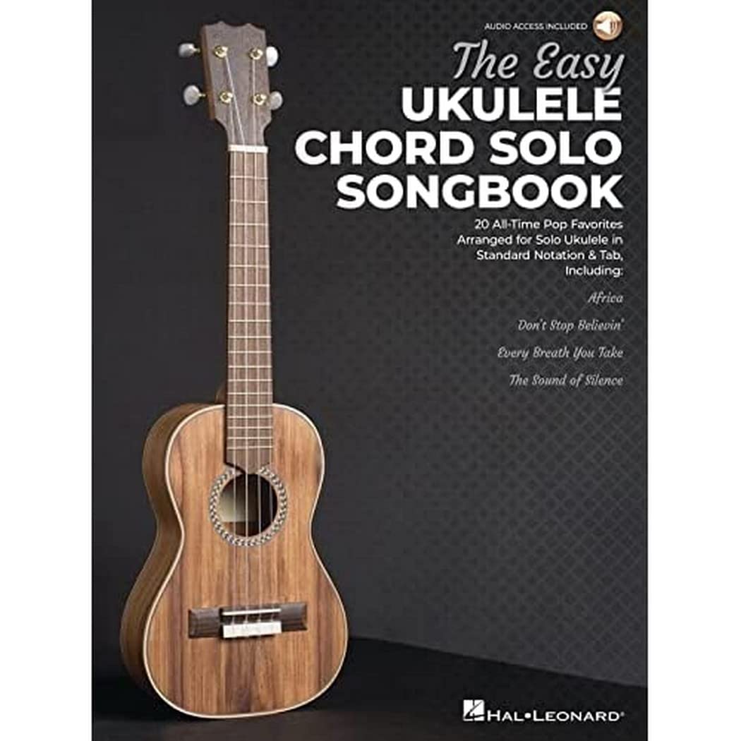 Amazon.com: The Easy Ukulele Chord Solo Songbook: 20 All-Time Pop ...