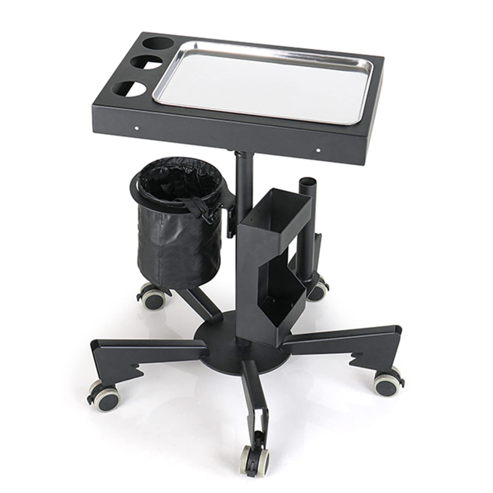 Buy TATARTIST Salon Tray Cart Tattoo Tray Rolling Trolley Adjustable ...