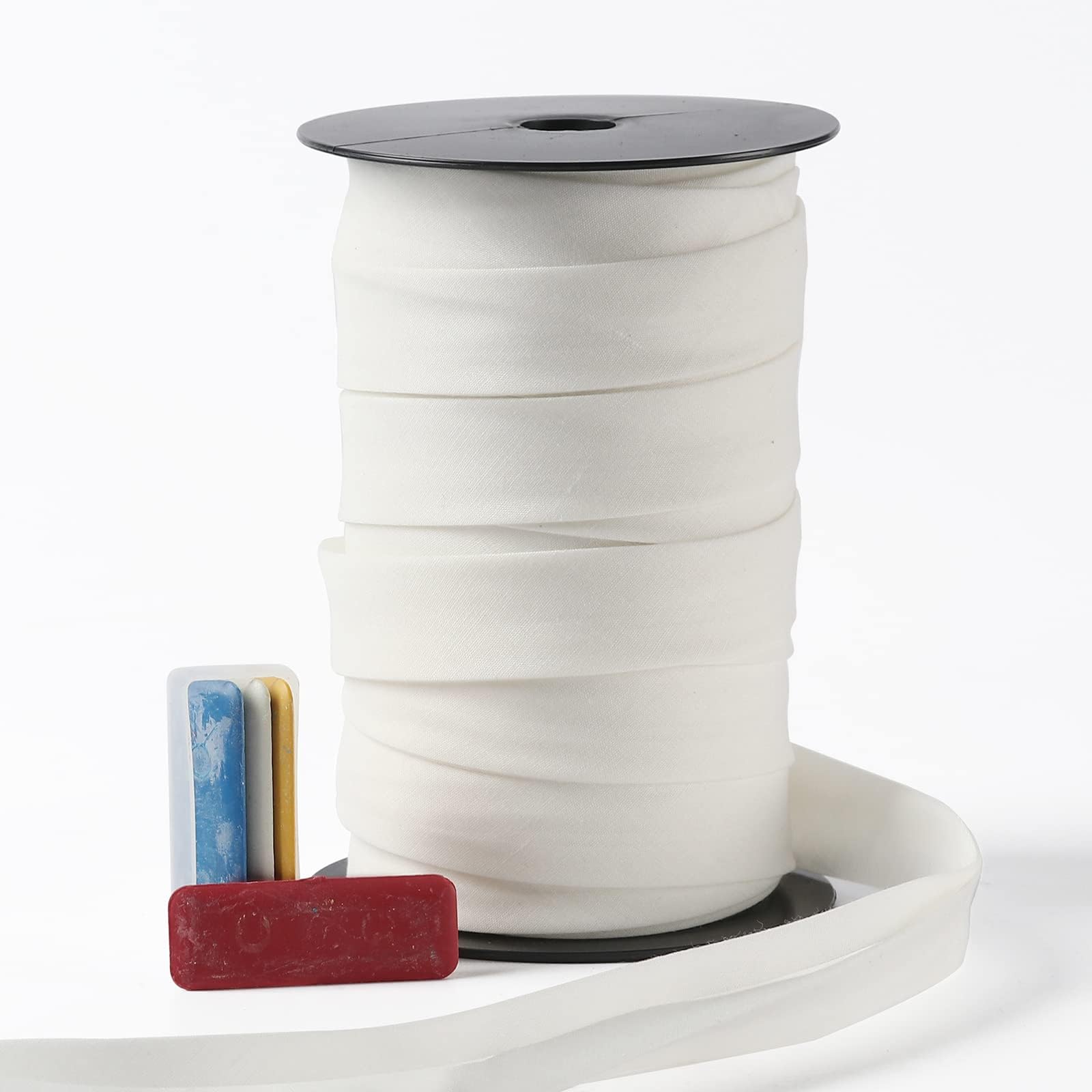 Amazon.com: Bias Tape Single Fold 1/2 Inch X 10 Yard Polyester for ...