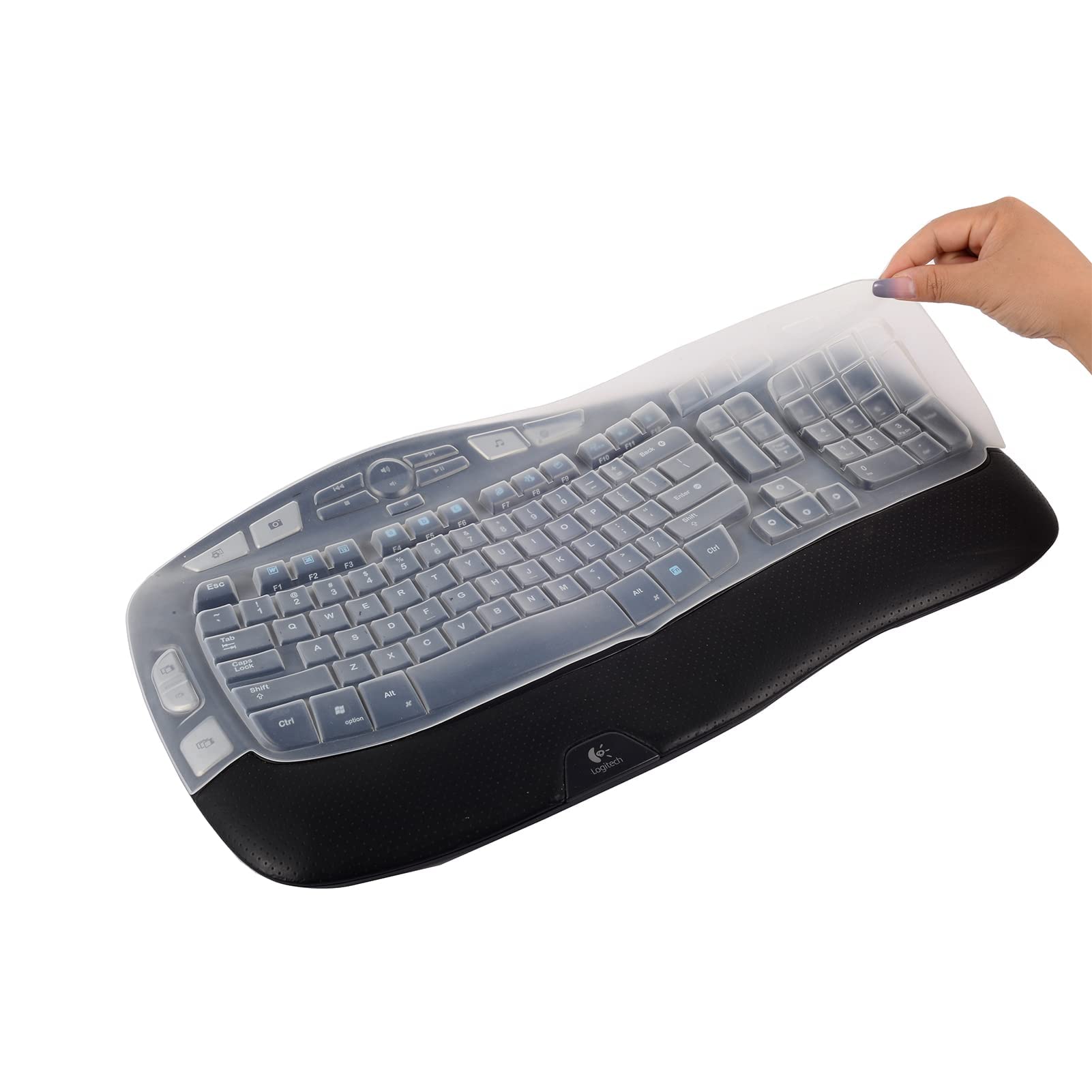 Amazon.com: Keyboard Cover for Logitech K350 MK550 MK570 Wireless Wave ...