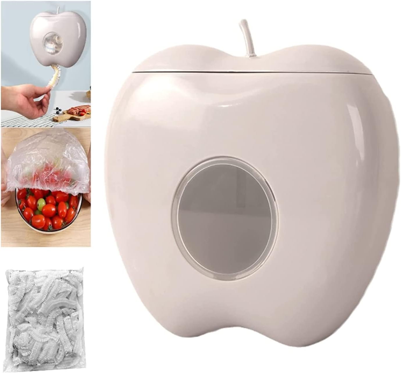 Amazon.com: Plastic Wrap Storage Box with 200pcs Disposable Cling Film ...