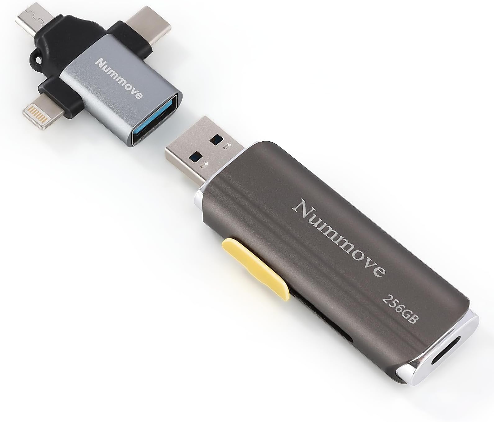 Amazon.com: SSD Flash Drive 256GB with Slide & OTG, Ultra Large ...