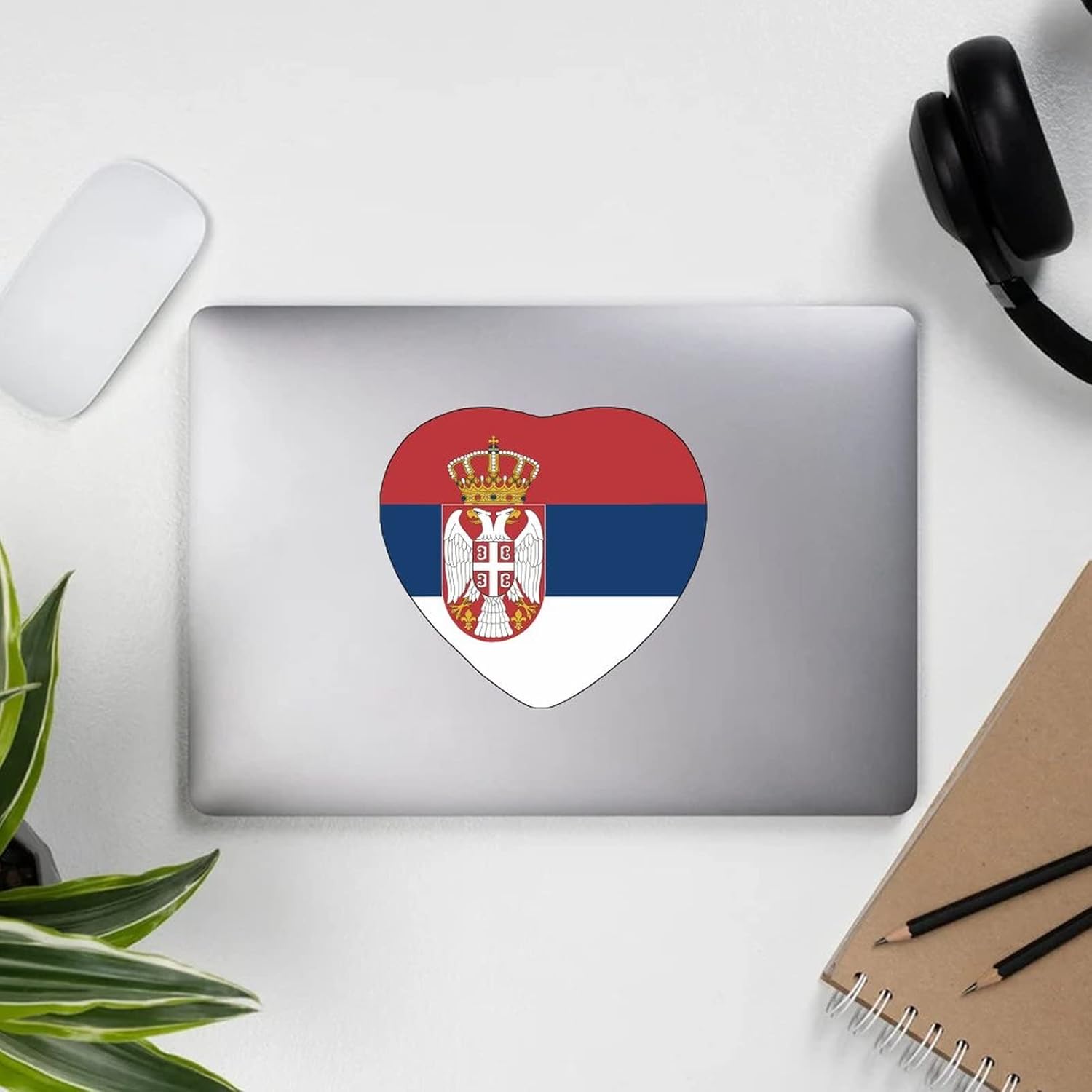Amazon.com: Serbia Flag Stickers for Laptop,Water Bottles,Notebook,Car,Refrigerator,Suitcase ...